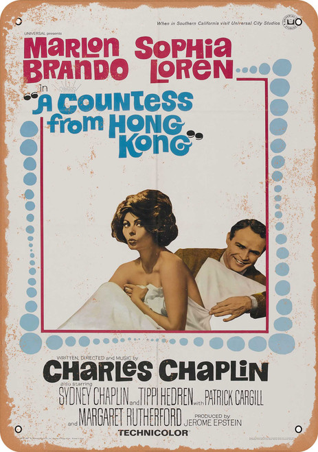 Countess From Hong Kong (1967) Metal Sign