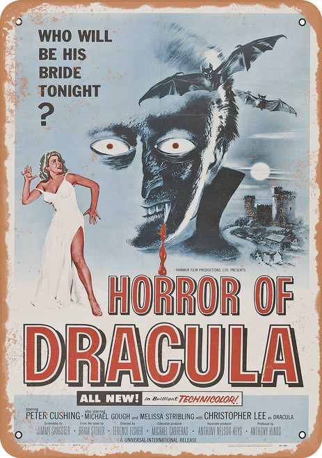 Dracula - (1958) 2 Metal Sign