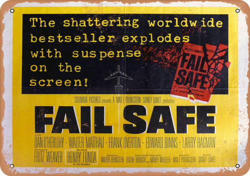 Fail Safe (1964) Metal Sign