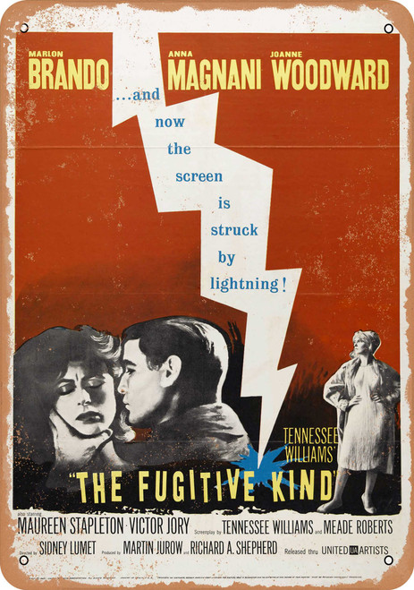 Fugitive Kind (1960) 2 Metal Sign