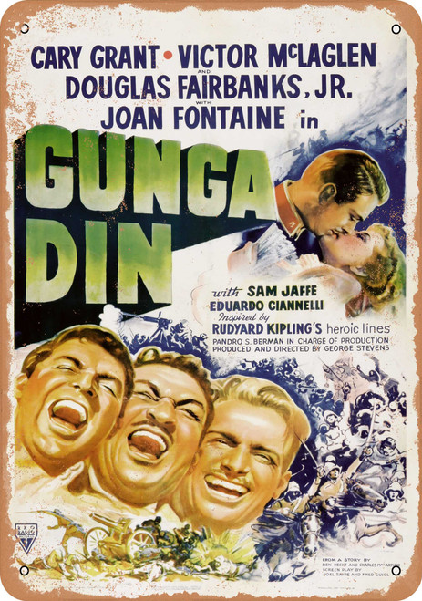 Gunga Din (1939) 2 Metal Sign