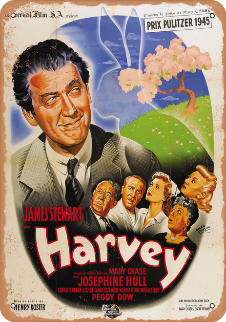 Harvey (1950) 3 Metal Sign