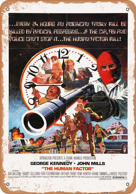 Human Factor (1975) Metal Sign