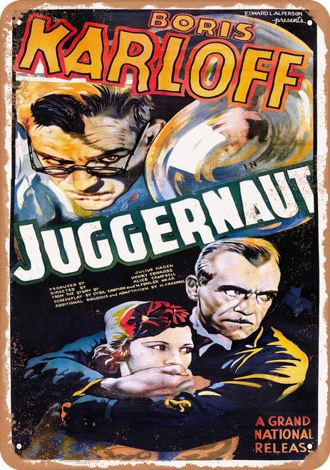 Juggernaut (1936) 1 Metal Sign
