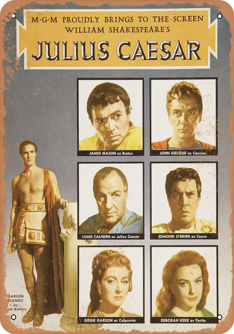 Julius Caesar (1953) 4 Metal Sign