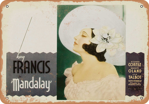 Mandalay (1934) Metal Sign