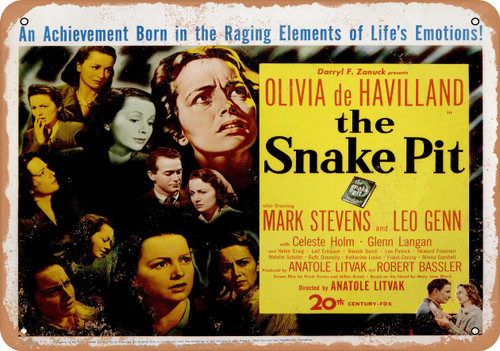 Snake Pit (1948) 1 Metal Sign