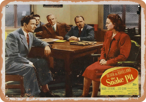 Snake Pit (1948) 3 Metal Sign