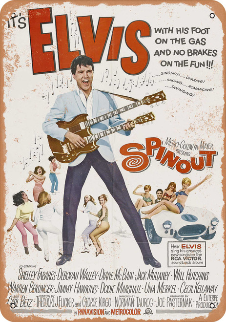 Spinout (1966) Metal Sign
