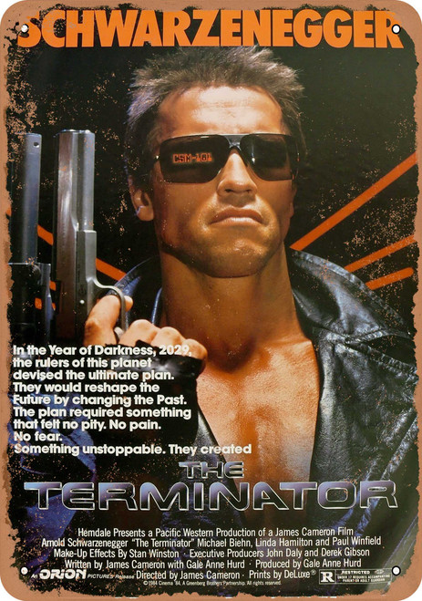 The Terminator (1984) 1 Metal Sign