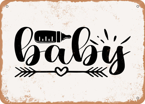 Baby - 5 Metal Sign