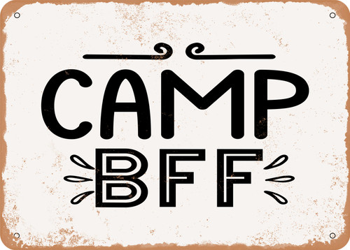 Camp Buff Metal Sign