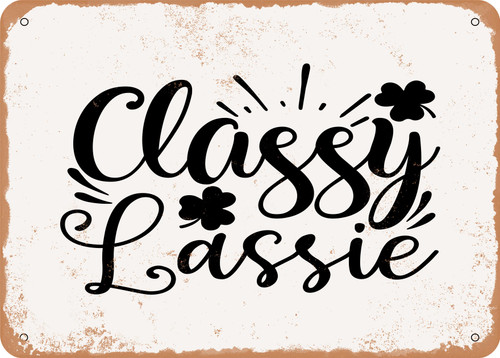 Classy Lassie - 2 Metal Sign