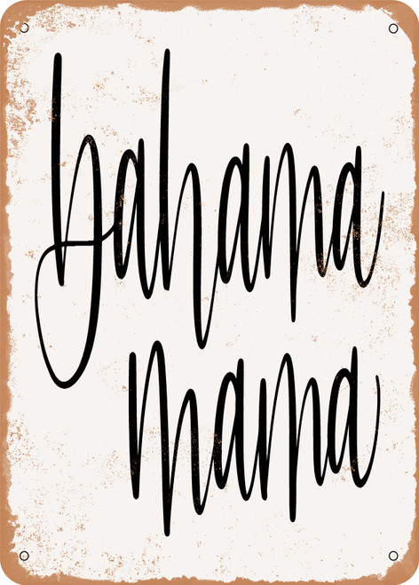 Bahama Mama Metal Sign