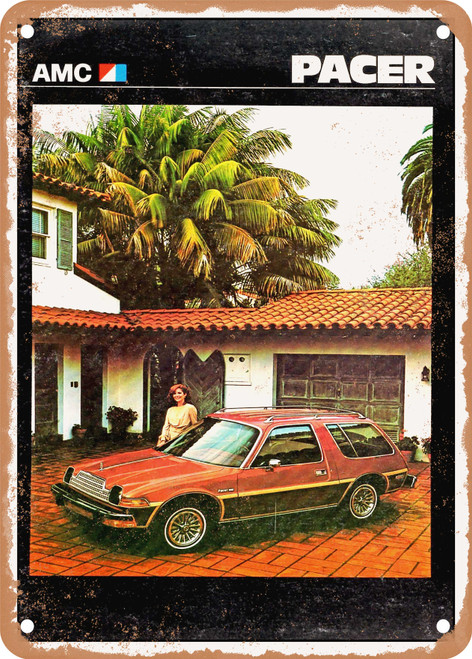 1979 AMC Pacer Wagon Vintage Ad Metal Sign
