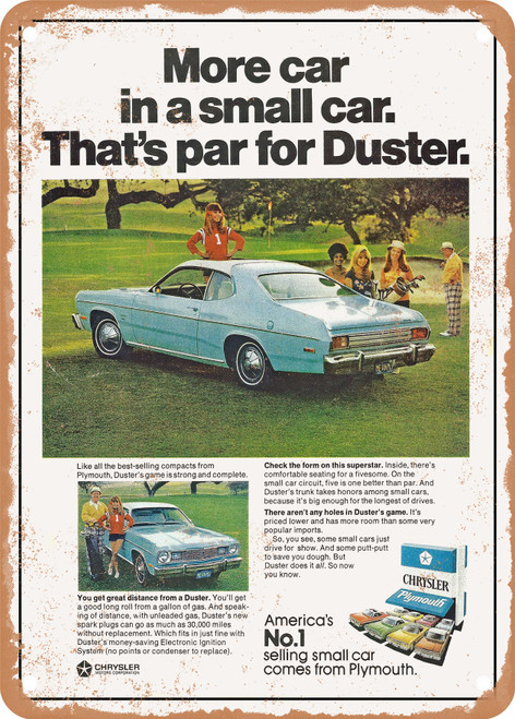 1975 Plymouth Duster More Car in a Small Car Thats Par for Duster ...