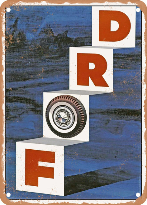 1959 Ford Vintage Ad Metal Sign