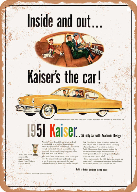 1951 Kaiser De Luxe 2 Door Sedan Inside and Out. Kaisers the Car ...