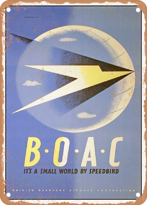 1947 BOAC Its a Small World by Speedbird British Overseas Airways ...