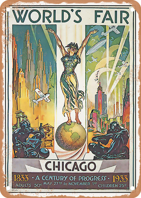 1933 Worlds Fair Chicago 1833 A Century of Progress 1933 Vintage Ad ...
