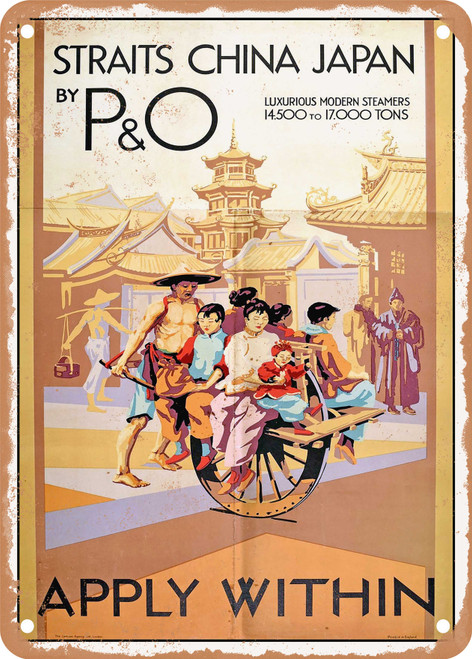 1928 Straits China Japan by Po Luxurious Modern Steamers Vintage Ad ...