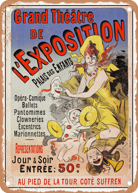 1889 Grand Theatre of the Exhibition Palace of Children Ballet Comic ...