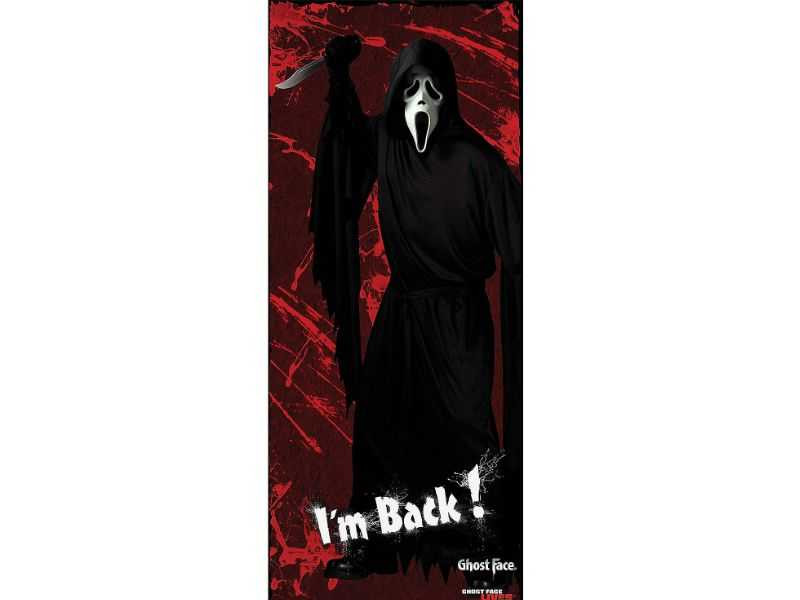 Ghost Face Door Cover - Spookiest Halloween Decorations