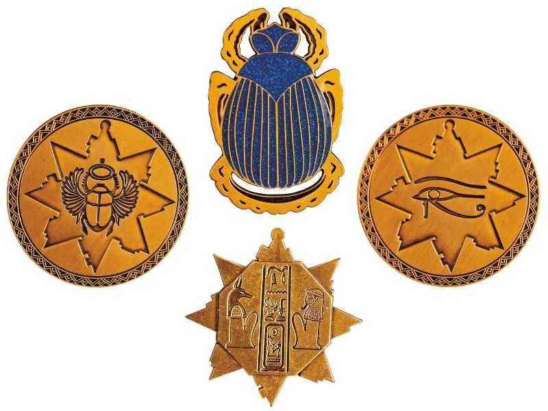 The Mummy's Enamel Pins Collection Set by Trick Or Treat Studios