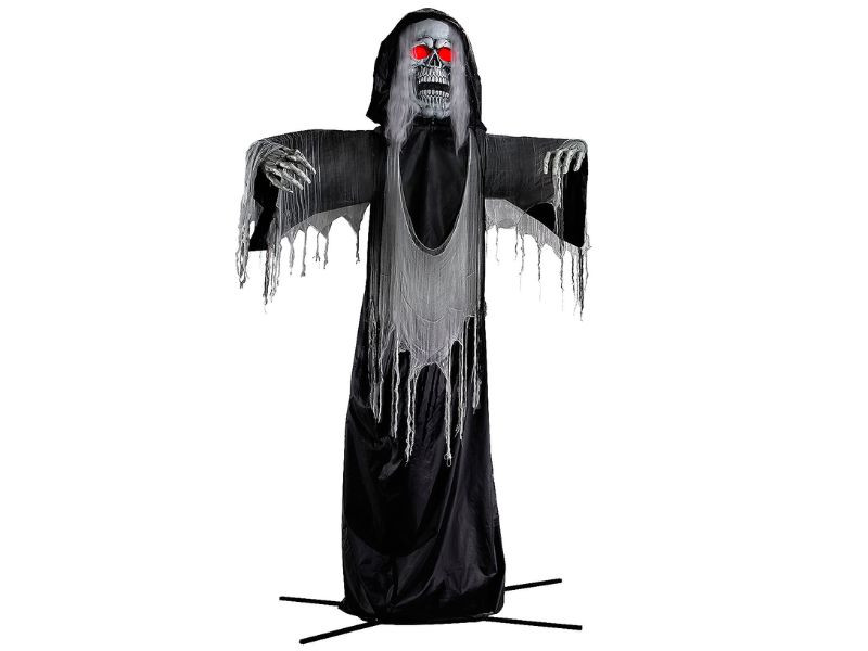 12 Ft Standing Body Turning Grim Reaper | Halloween Decor