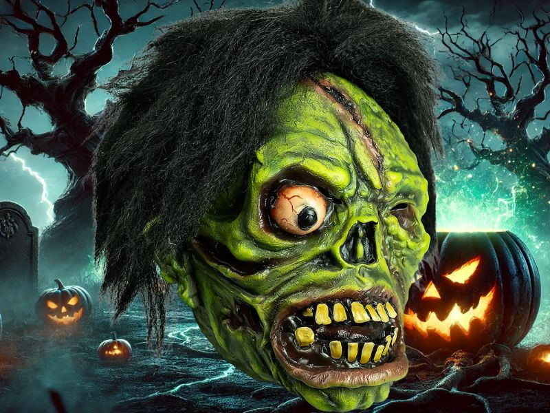 Chamber of Horrors Shock Monster Mask - Classic Latex Horror