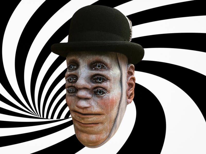 Deluxe Vertigo Overhead Mask by Trick or Treat Studios