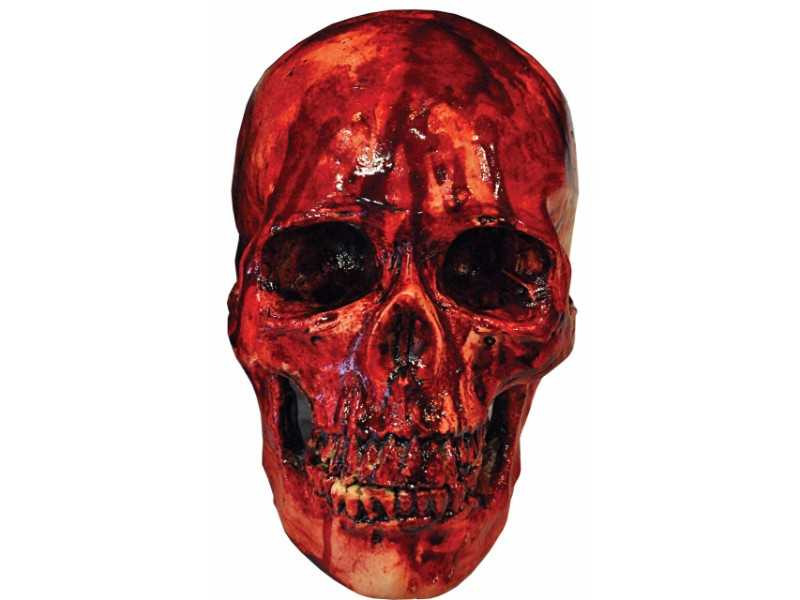 Bloody Skeleton Skull - Bone-Chilling Halloween Decorations