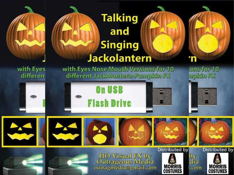 Pumpkins Talking & Singing Digital Usb: Interactive and Fun!