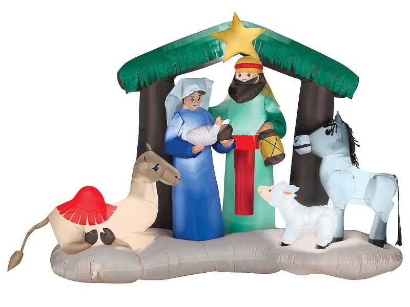 Inflatable Nativity Scene: Affordable and Festive Décor