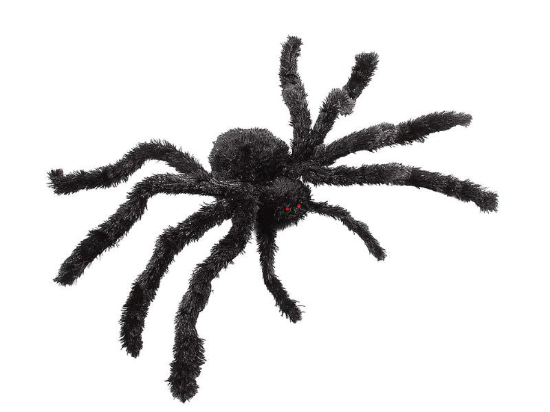 Light Up Animated Fuzzy Spider | Halloween Prop