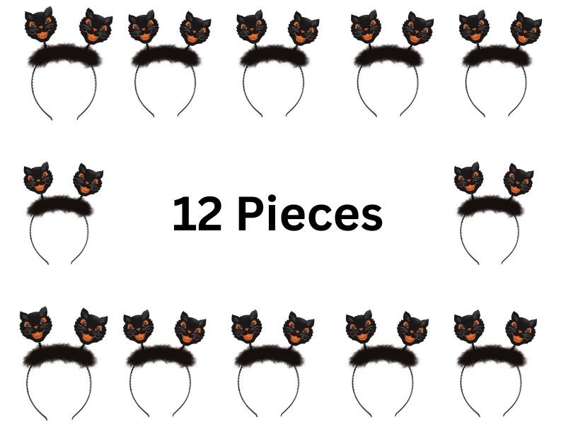 Vintage Halloween Cat Boppers | 12 pcs | House Of Hauntz