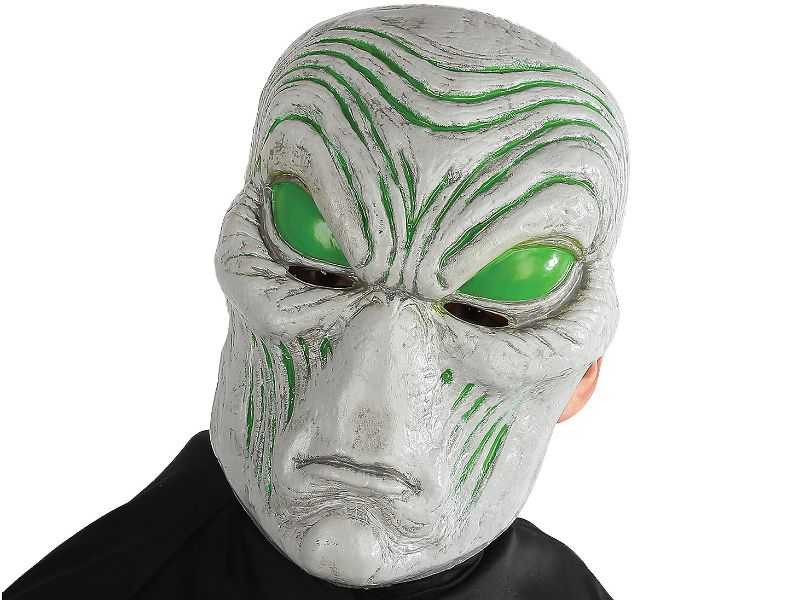 Light Up Gray Alien Mask | Scary Realistic Alien Mask