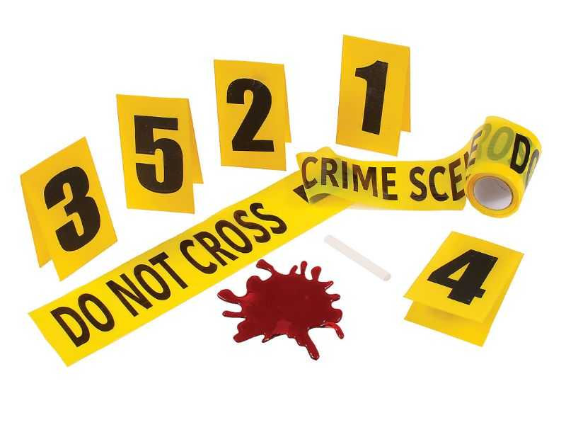 Crime Scene Kit - Create a Chilling Murder Mystery!