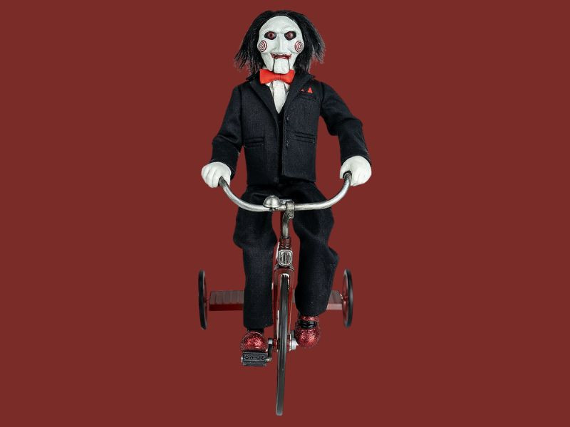 Saw Billy The Puppet and Tricycle Figure - Trick or Treat Studios