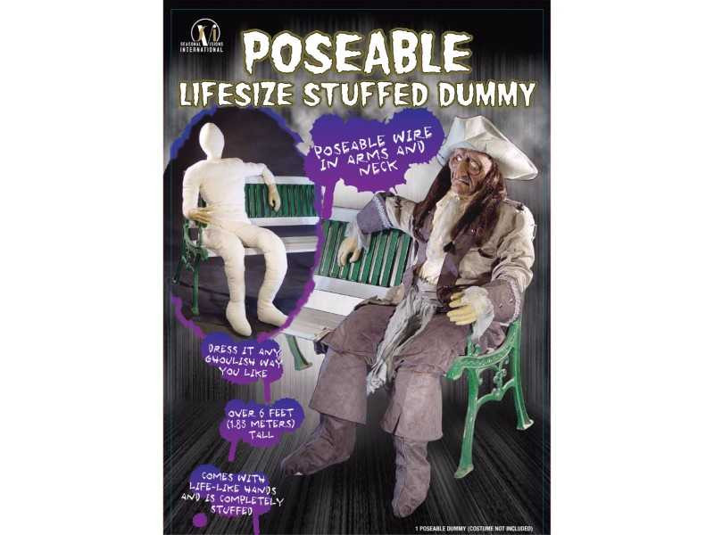 Poseable Lifesize Stuffed Dummy - Stuffed Dummy Prop