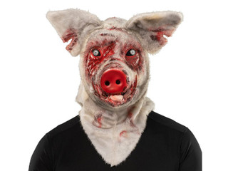 Get Spooky with Our Blood Animal Pig Mask - Perfect Halloween Mask!