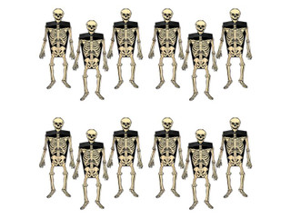 Skeleton Favor Boxes | Vintage Halloween Decor | House Of Hauntz