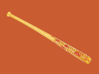 Zombie Killer Barbed Wire Bat - Halloween Prop Weapon