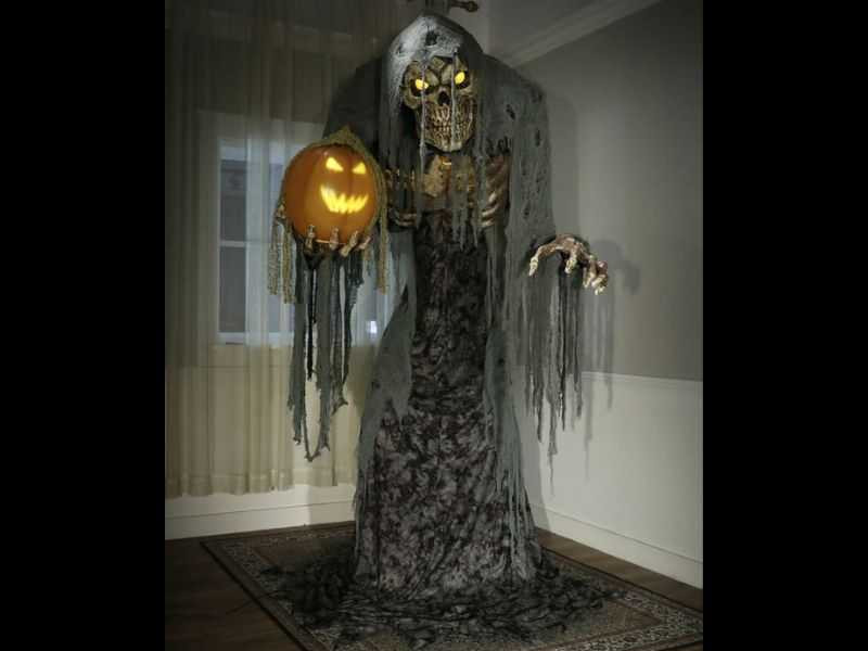 BUY 7 FT TALL Jack Stalker Animated Prop SKELETAL Creature