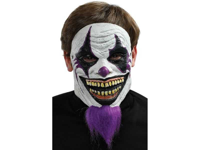 Scare Your Friends with the Bearded Clown Mask for Halloween