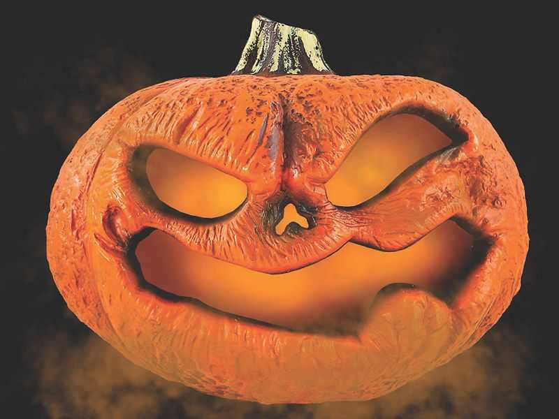 Misting Rotting Pumpkin Prop | Best Haunted House Props