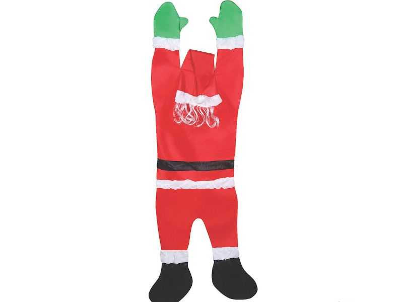 Santa Hanging From Gutter: Find the Perfect Holiday Decor!