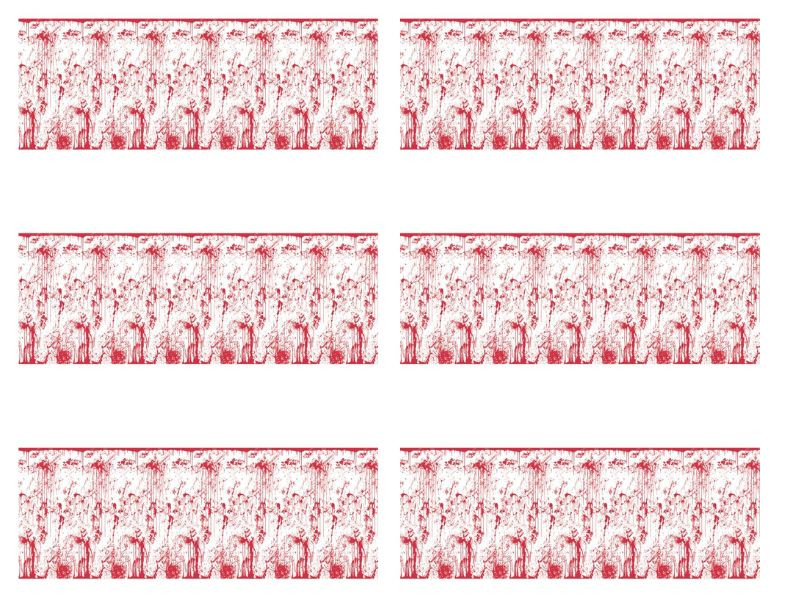 Bloody Wall Backdrop | Set of 6 | House Of Hauntz