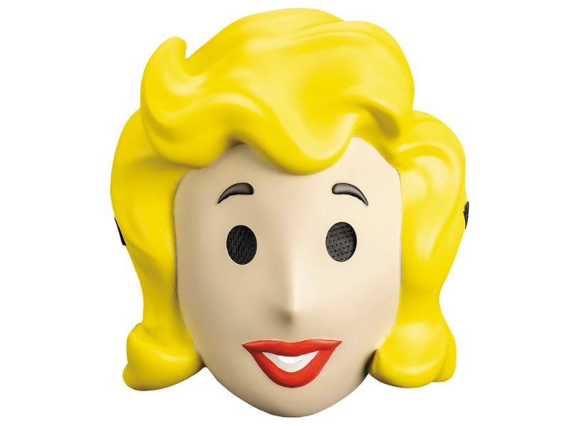 Adults Fallout Retro Vault Girl Plastic Mask – One Size