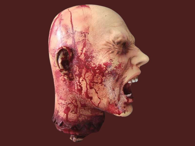 Amazing Screaming Severed Head Prop | Take An Extra 20% Off!